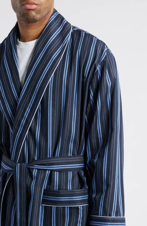 Majestic International Sateen Shawl Collar Cotton Robe