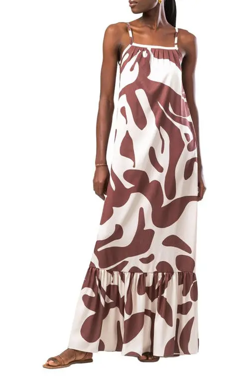 DIARRABLU Fari Maxi Dress - Alia Brown