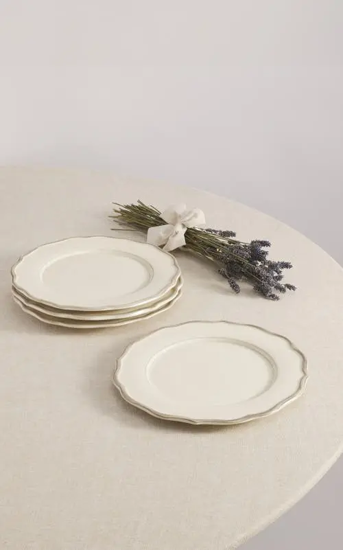 MAISON MADISON HOME Dinner Plate Set Of 4 - Sylvia