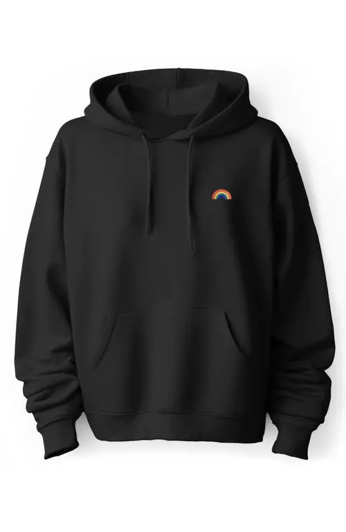 DALIX Rainbow Hoodie - Black