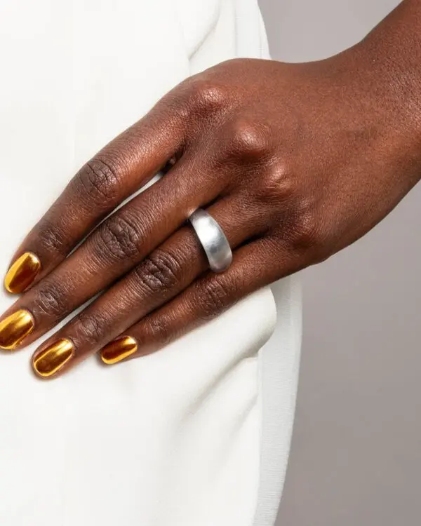 Alexis Bittar Lucite Tapered Ring - Silver