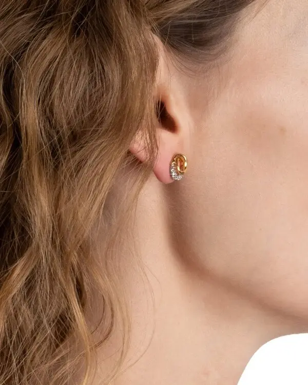 Alexis Bittar Solanales Spiral Stud Earrings - Gold