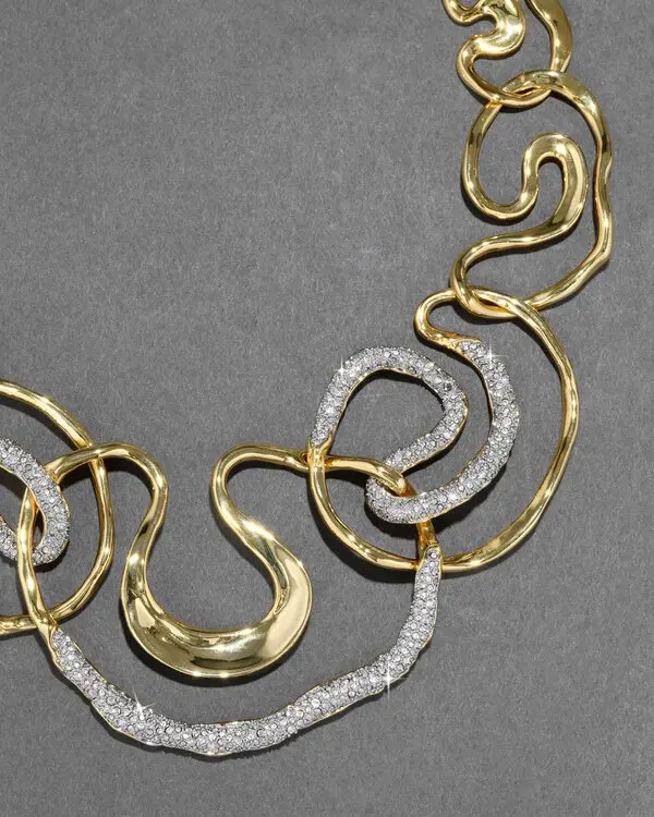 Alexis Bittar Solanales Intertwined Crystal Necklace