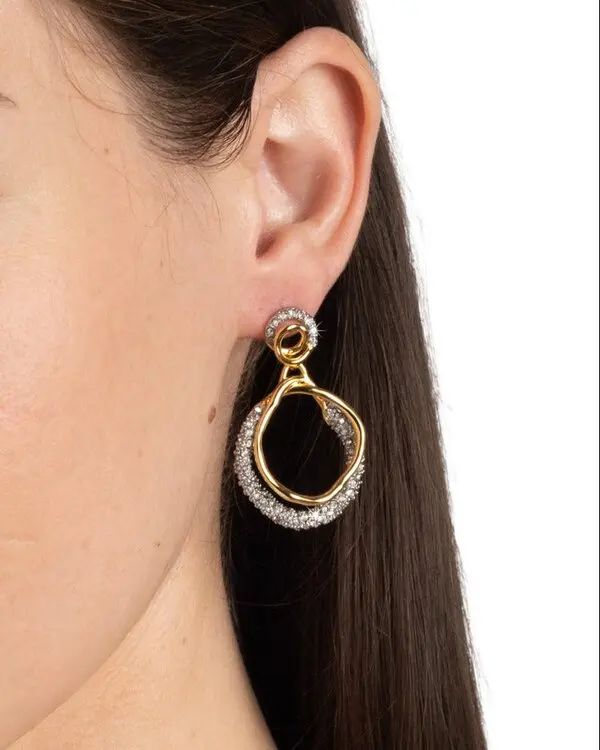 Alexis Bittar Solanales Orbit Drop Earrings - Gold