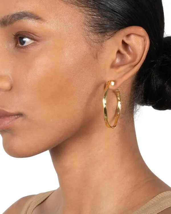 Alexis Bittar Brut Hoop Earrings