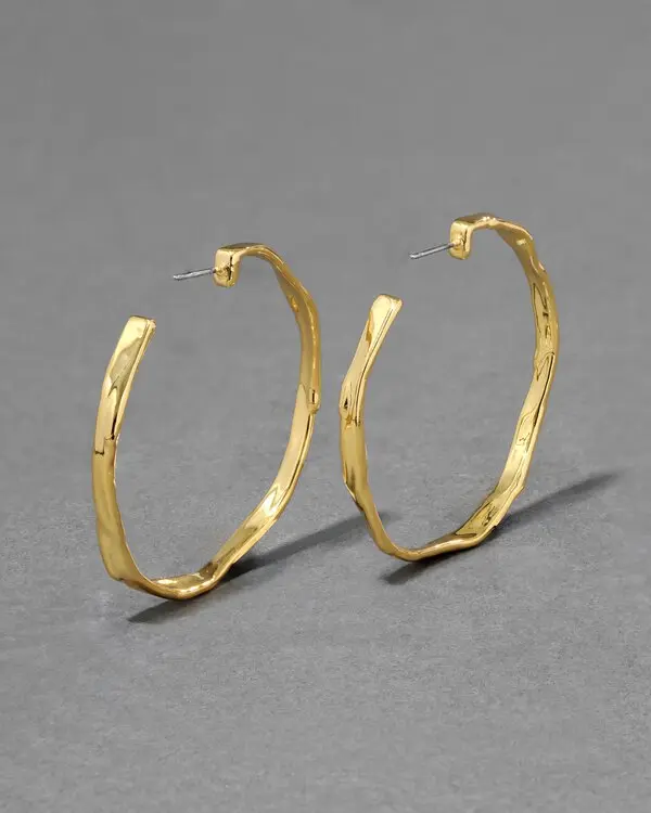 Alexis Bittar Brut Hoop Earrings