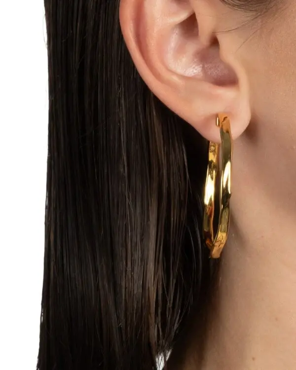 Alexis Bittar Brut Hoop Earrings
