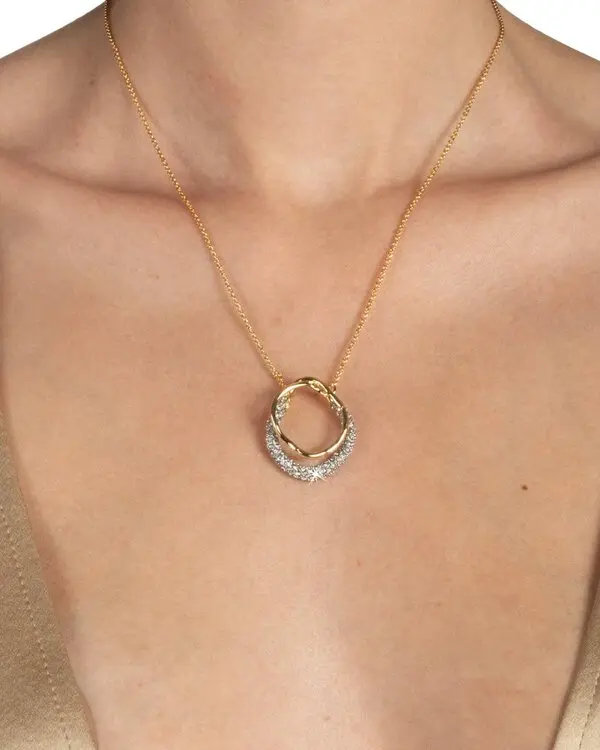 Alexis Bittar Solanales Crystal Orbit Necklace