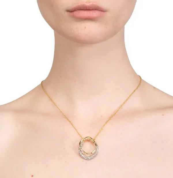 Alexis Bittar Solanales Crystal Orbit Necklace