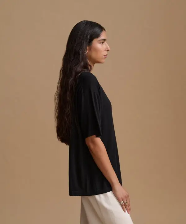 Jenni Kayne Merino T-shirt - Black