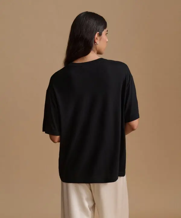 Jenni Kayne Merino T-shirt - Black