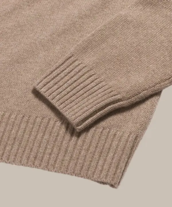 Jenni Kayne Cashmere Oversized Crewneck Top - Stone