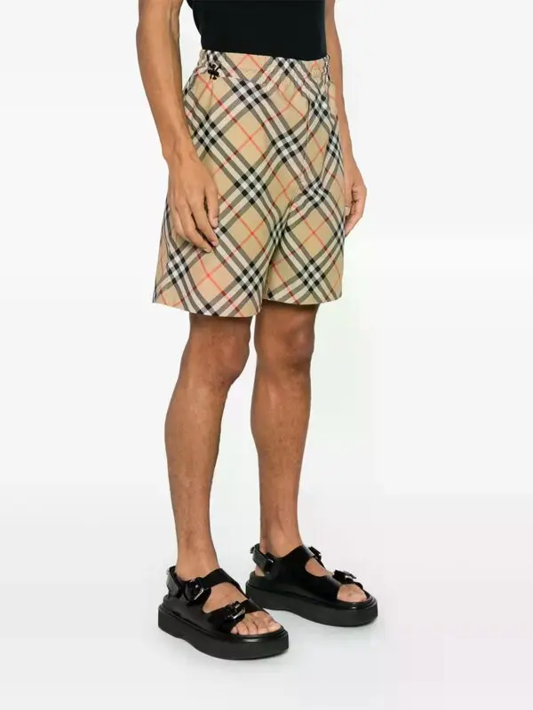 Burberry Vintage Check Drawcord Shorts - Neutrals