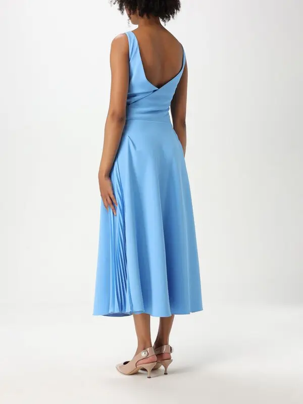 Ermanno Scervino Sleeveless Dress In Gnawed Blue - 45% Off | Editorialist