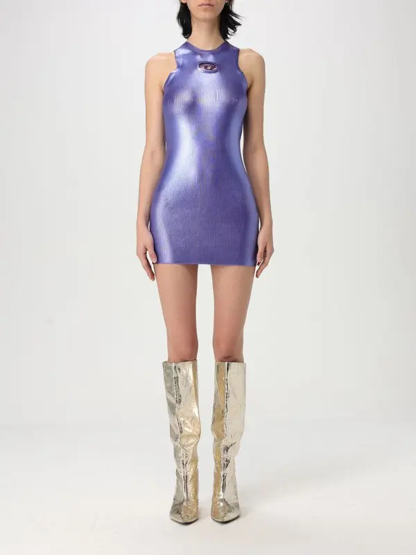 DIESEL® Sleeveless Mini Dress With Cut-out Detail
