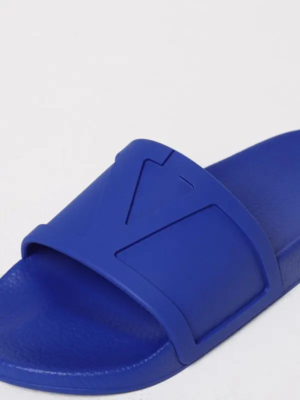Valentino Garavani Slides - Gnawed Blue