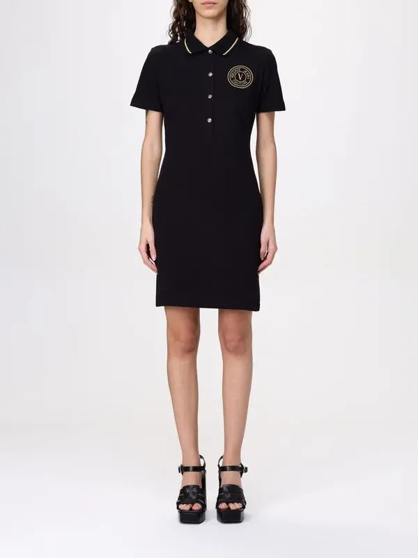 Versace Collared Dress - Black