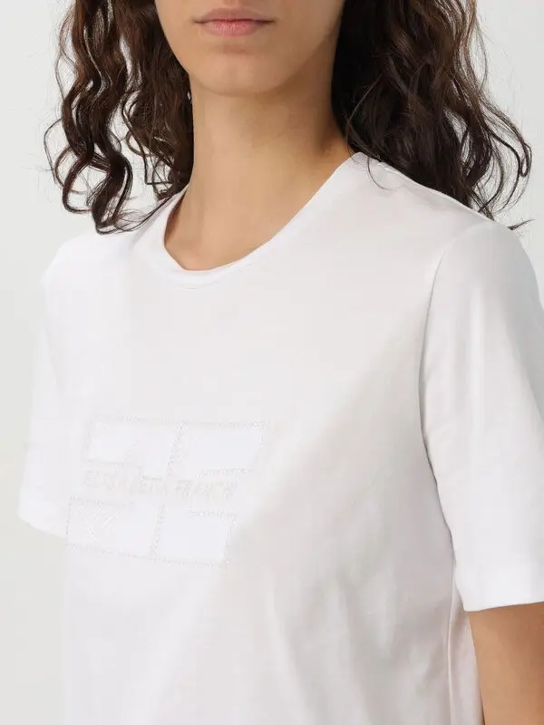 Elisabetta Franchi T-shirt With Logo Detail