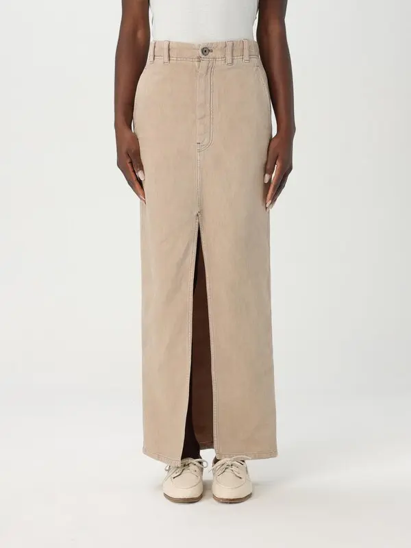 Brunello Cucinelli Maxi Skirt - Beige