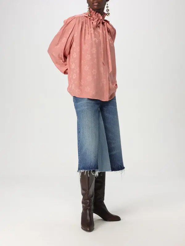 Chloé Denim Wide-leg Culottes