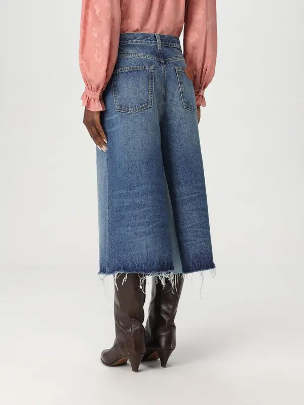 Chloé Denim Wide-leg Culottes