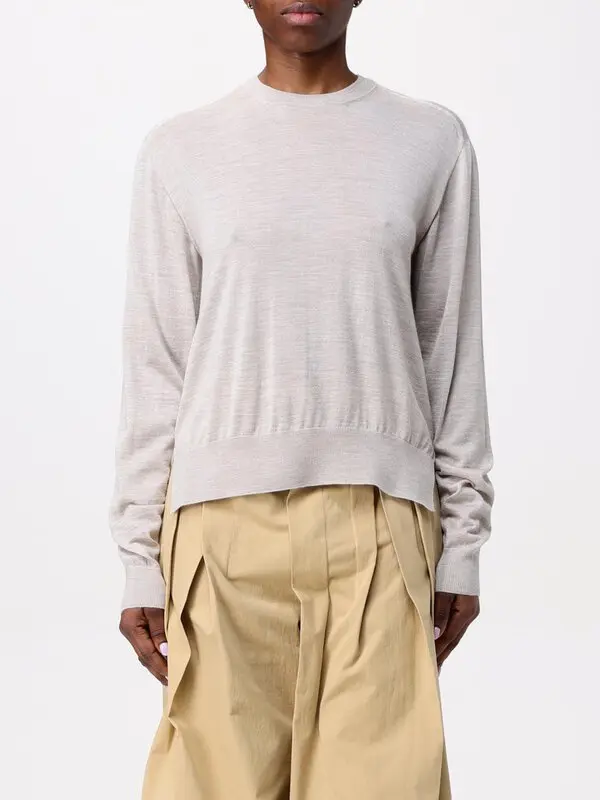 JIL SANDER Crew Neck Pullover - Beige