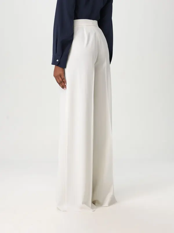 Max Mara Tailored Wide Leg Trousers - White
