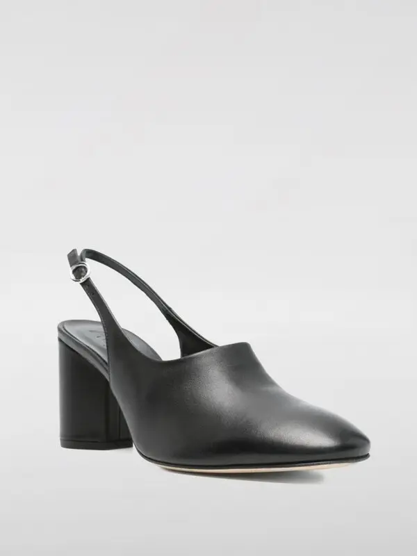 AeydĒ Slingback Block Heel Pumps - Black