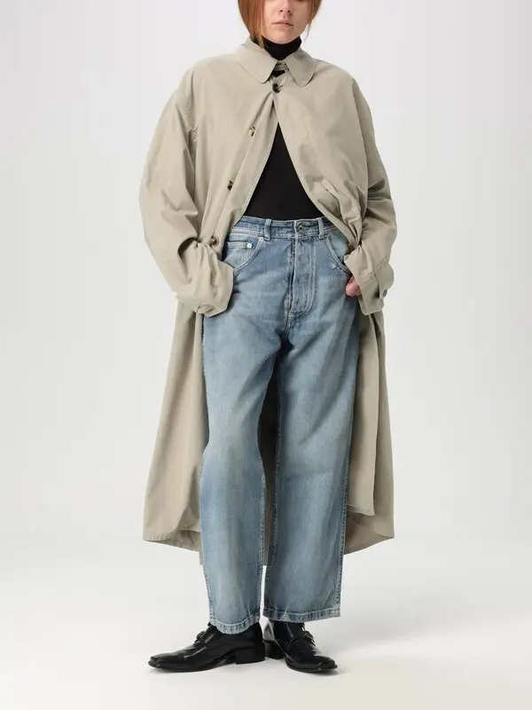 MAISON MARGIELA Relaxed Fit Trench Coat - Beige