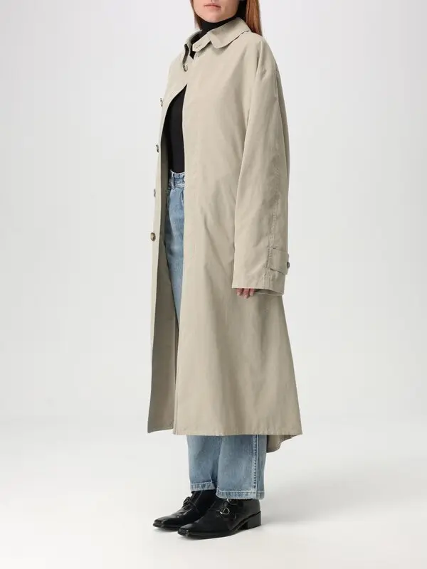 MAISON MARGIELA Relaxed Fit Trench Coat - Beige