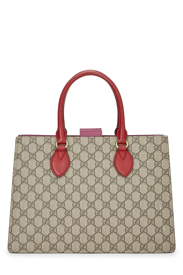 Gucci Gg Supreme Canvas Top Handle Tote - Multi