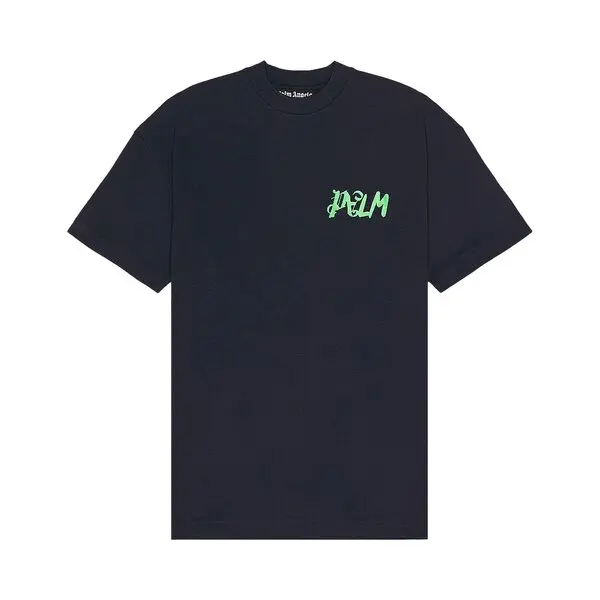 Palm Angels I Am Lost Tee 'navy