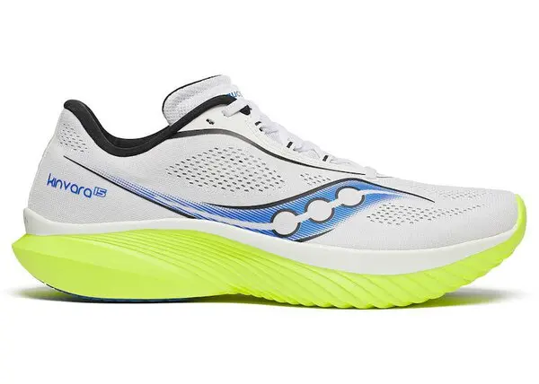 Saucony Kinvara Athletic Sneakers - White/citron