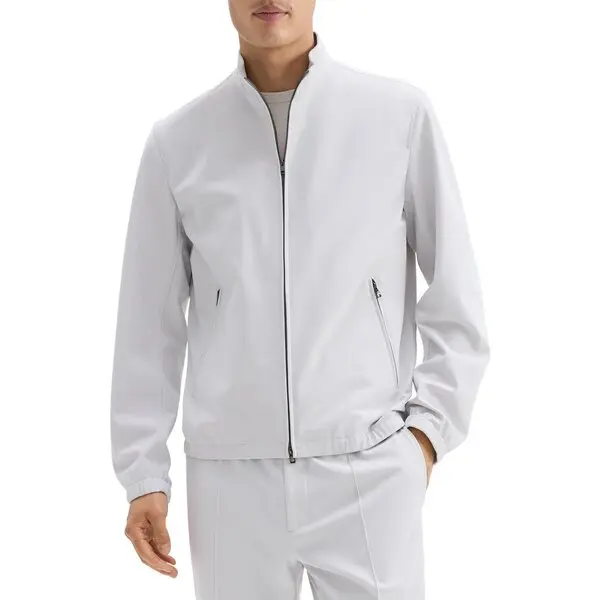 Theory Precision Ponte Zip Jacket - Fog