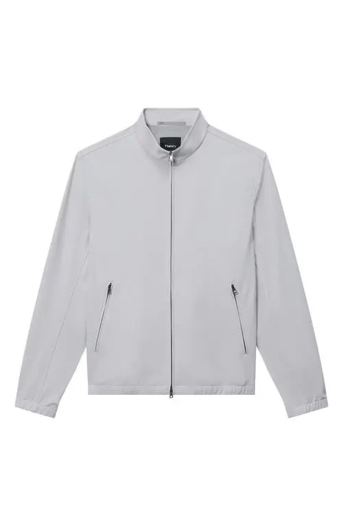 Theory Precision Ponte Zip Jacket - Fog