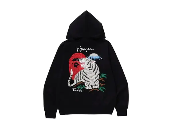 A BATHING APE Tiger Souvenir Zip Hoodie