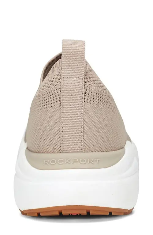Rockport Demi Knit Slip-on Sneakers - Light Natural