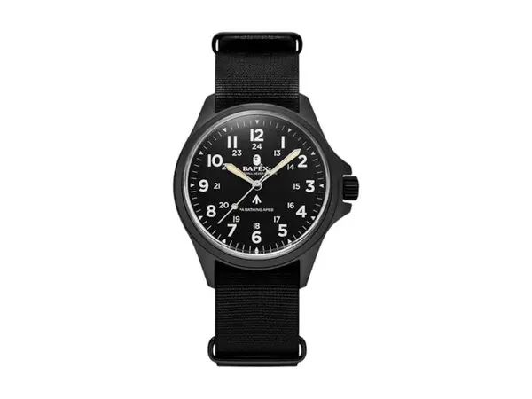 A BATHING APE Type 17 Bapex Ii Watch - Black