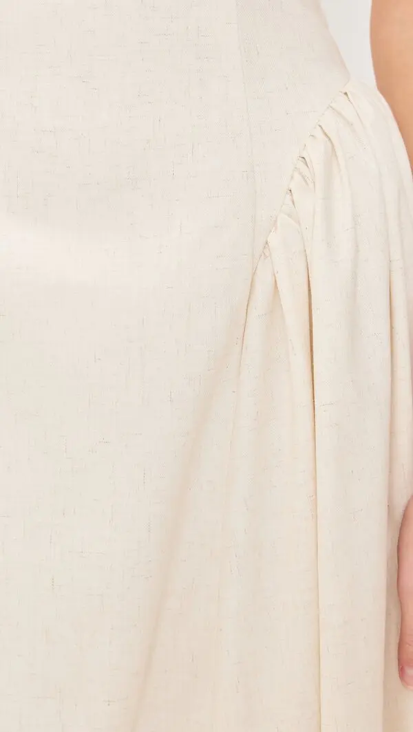 Line & Dot Greta Halter Maxi Dress In Ecru - 50% Off | Editorialist