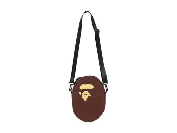 A BATHING APE Ape Head Shoulder Bag - Brown