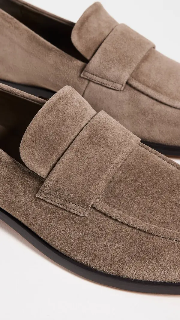 Vince Montebello Suede Loafers In Flint - 75% Off | Editorialist display picture 2