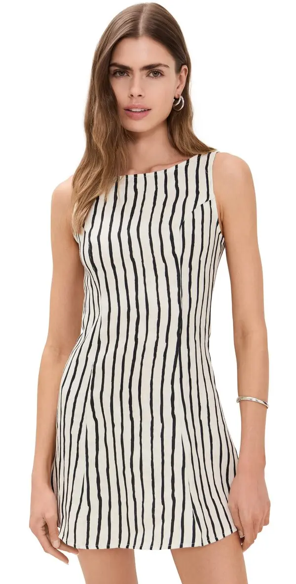 VRG GRL Chloe Linen Mini Dress