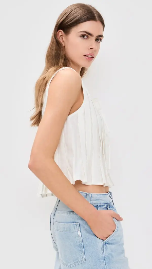 VRG GRL Valeria Linen Top