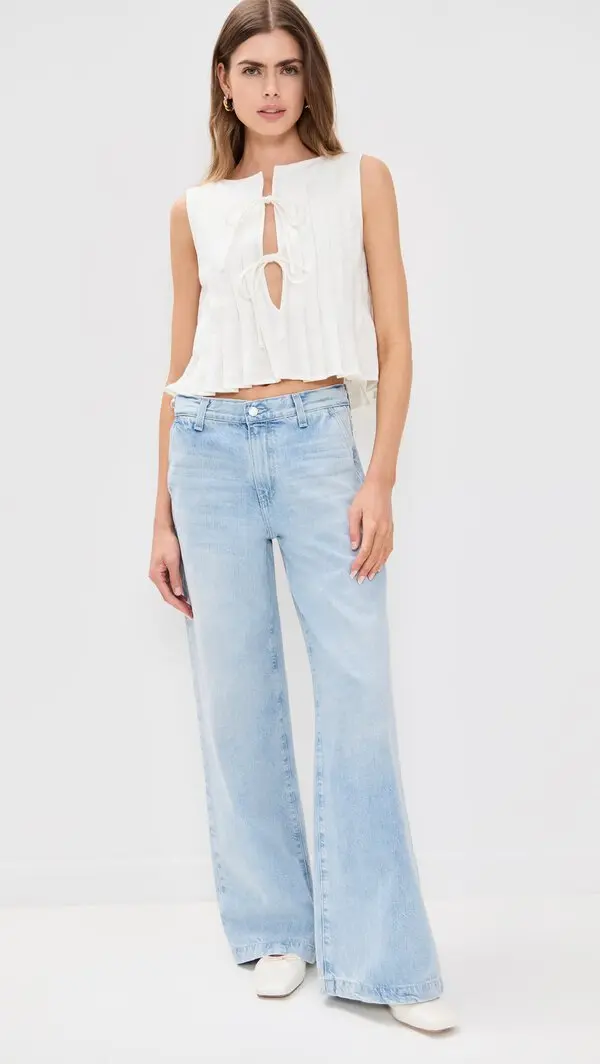 VRG GRL Valeria Linen Top