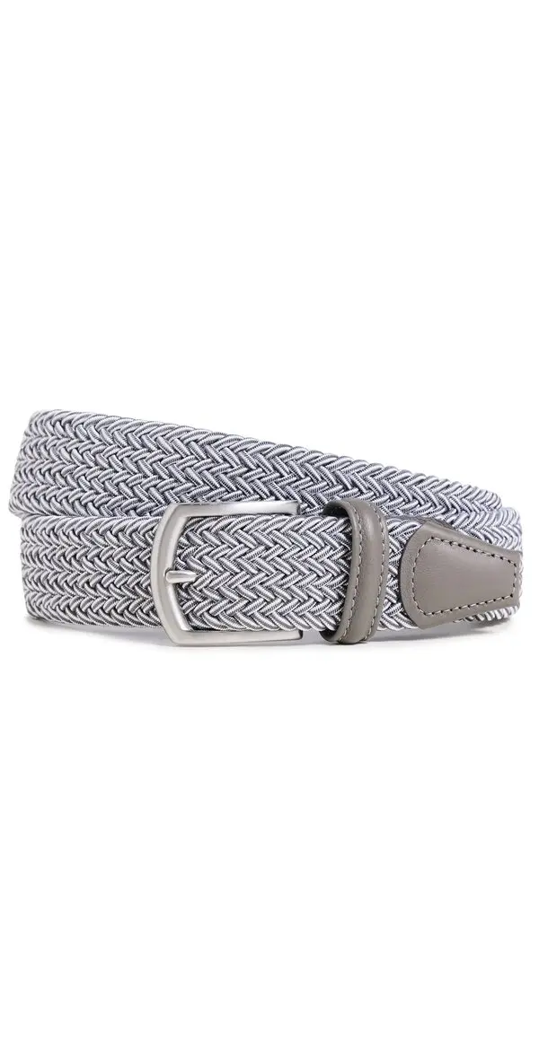 Anderson's Woven Belt - Grey 020