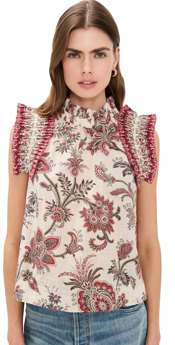 Sea Flutter Sleeve Top