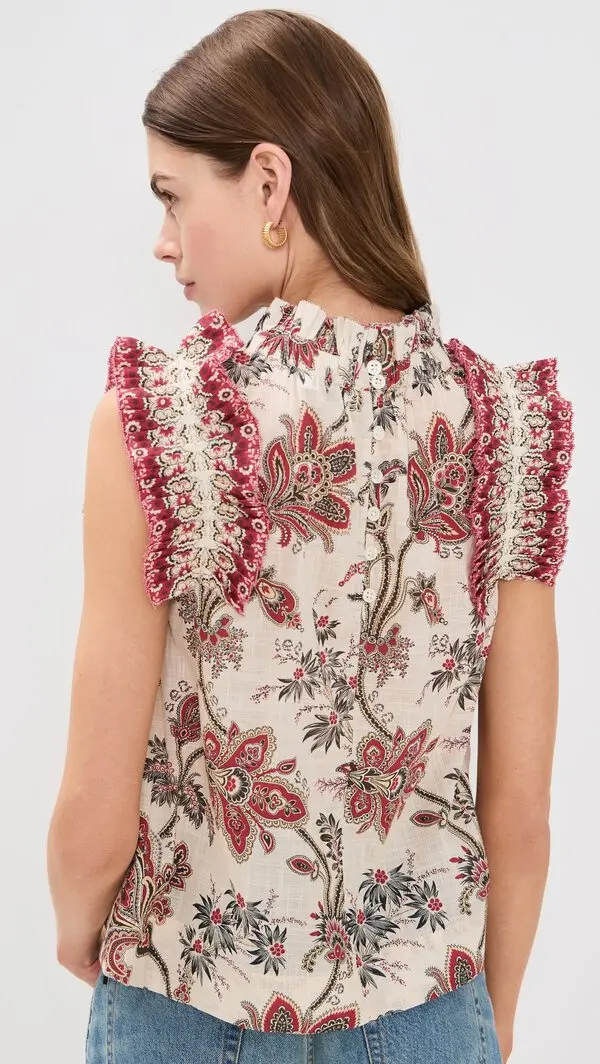 Sea Flutter Sleeve Top