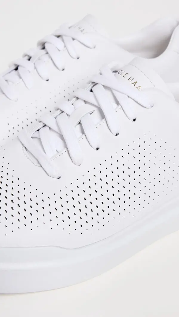 Cole Haan Grandpro Rally Laser Cut Sneakers - White