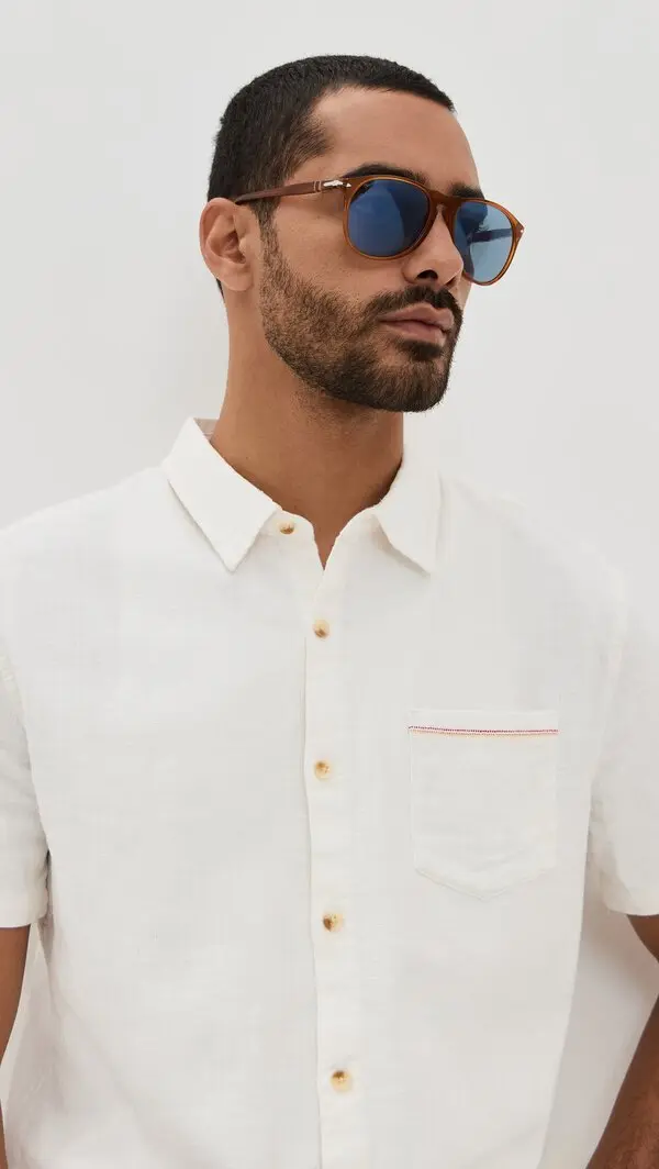 Persol Icona Pilot Sunglasses