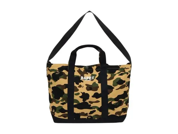 A BATHING APE 1st Camo 2way Tote Bag - Yellow